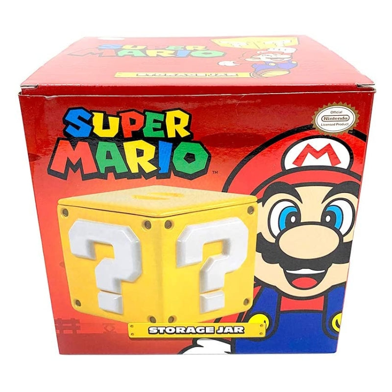 Buy Super Mario - Question Block Cookie Jar Online Australia — Minitopia